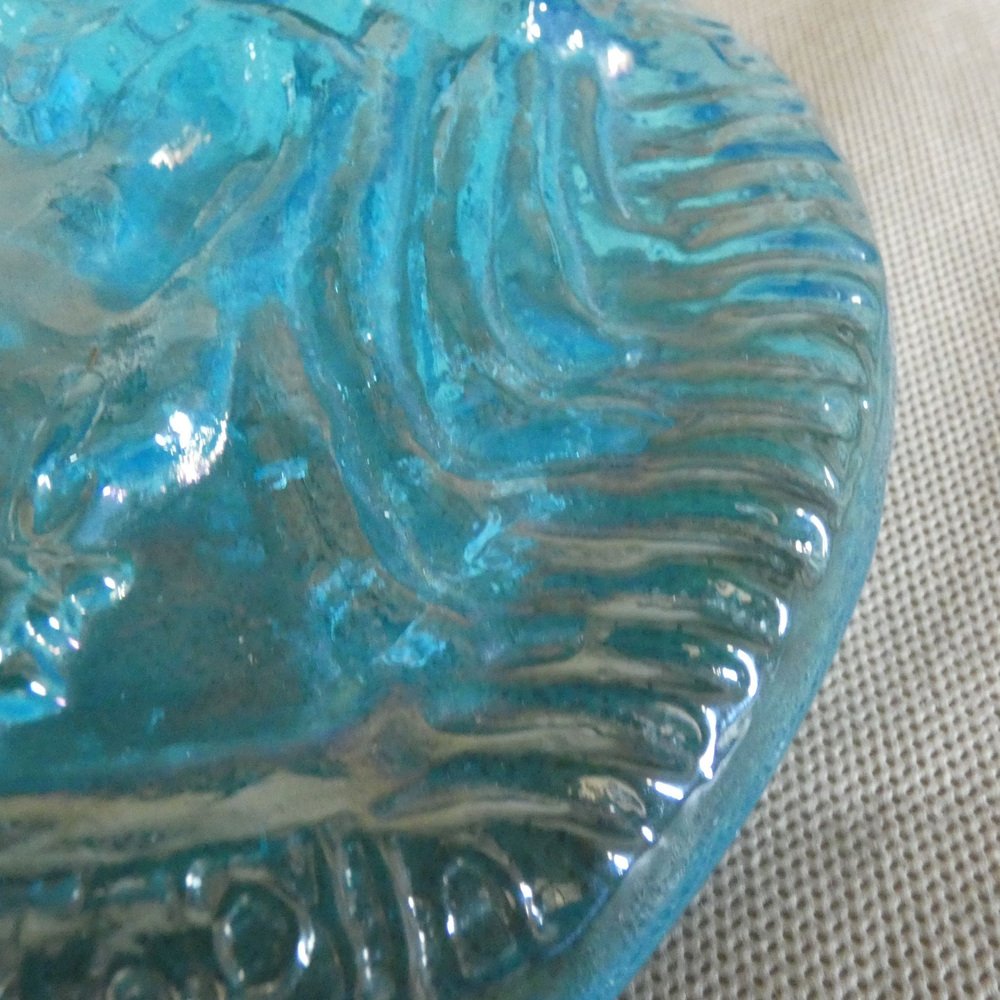 Italian Murano Glass Bas-relief Tile by Gianfranco Lai Olla for Egidio ...