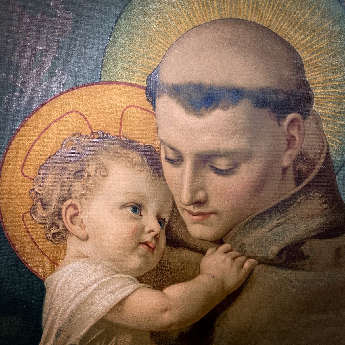 Antique Printing of Saint Anthony, 1880 for sale at Pamono