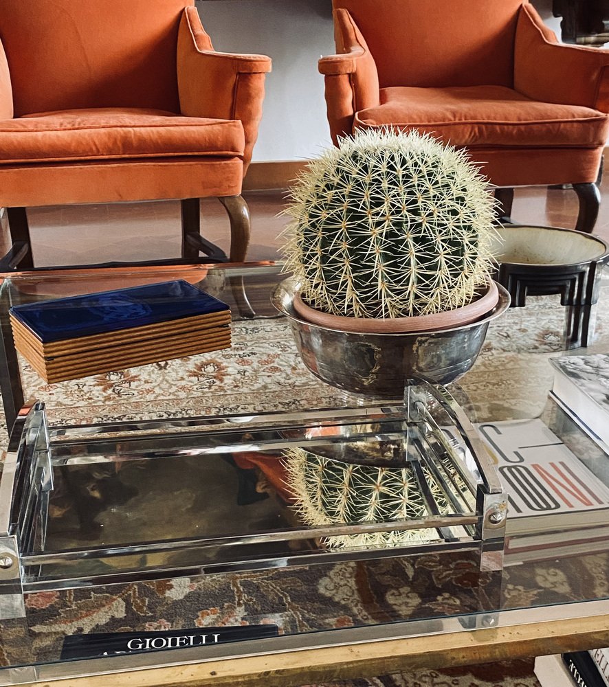 French Modern Mirrored Tray by Jacques Adnet for Maison Adnet, 1940s ...