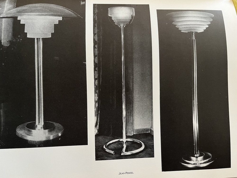 Floor Lamp by Jean Perzel, 1940s for sale at Pamono