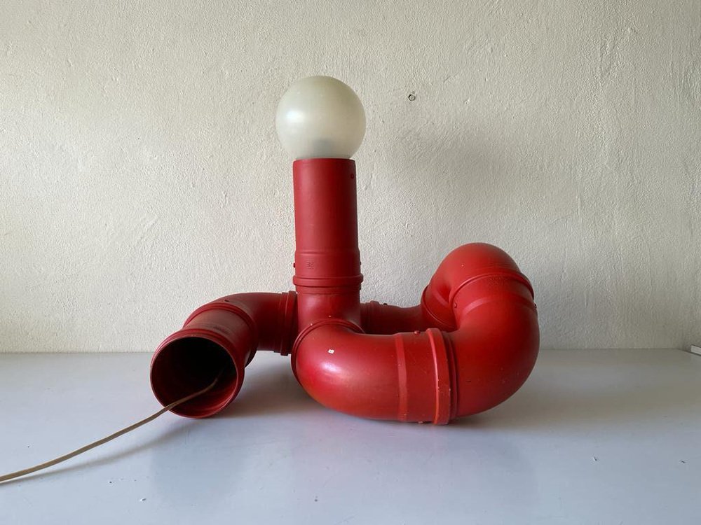 Pop Art Italian Plastic Pipe Floor Lamp by Wavin, Italy, 1970s for sale ...