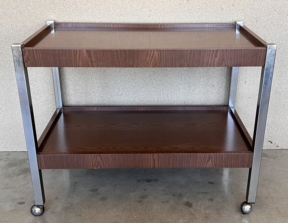 Italian Rolling Bar or Serving Cart, 1960s for sale at Pamono