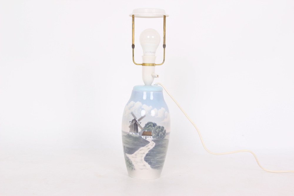 Model 8695 /243 Vase Table Lamp from Bing & Grondahl, 1940s for sale at ...