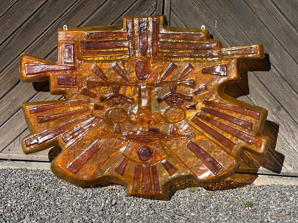 Bas-Relief in Fractal Resin from Matius, France, 1970s for sale at Pamono