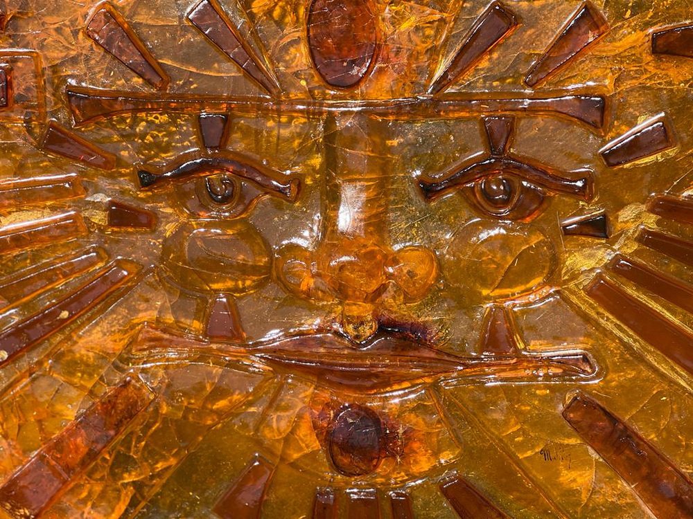 Bas-Relief in Fractal Resin from Matius, France, 1970s for sale at Pamono