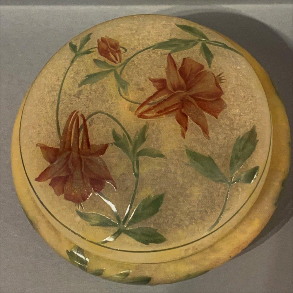 Candy Box in Glass from Maison Daum-Nancy, 1890s for sale at Pamono