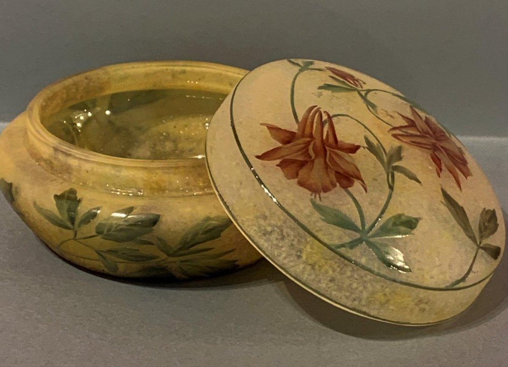 Candy Box in Glass from Maison Daum-Nancy, 1890s for sale at Pamono