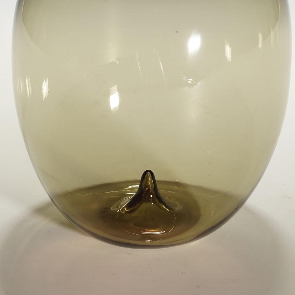 Art Glass Bolle Vase attributed to Tapio Wirkkala for Venini, Murano ...