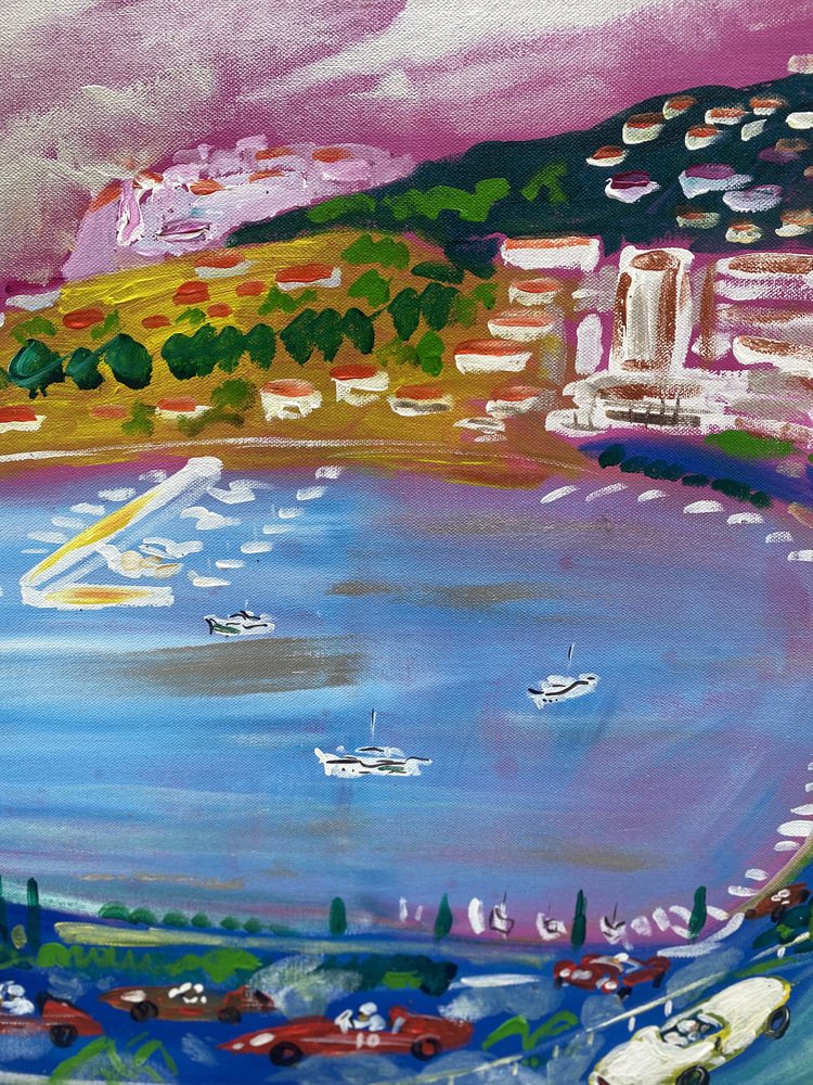 Jean Wallis, Monte Carlo, 2000s, Acrylic for sale at Pamono