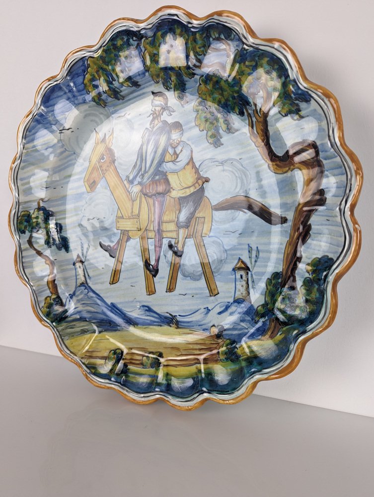 Talavera Ceramic Plate, 1950s for sale at Pamono