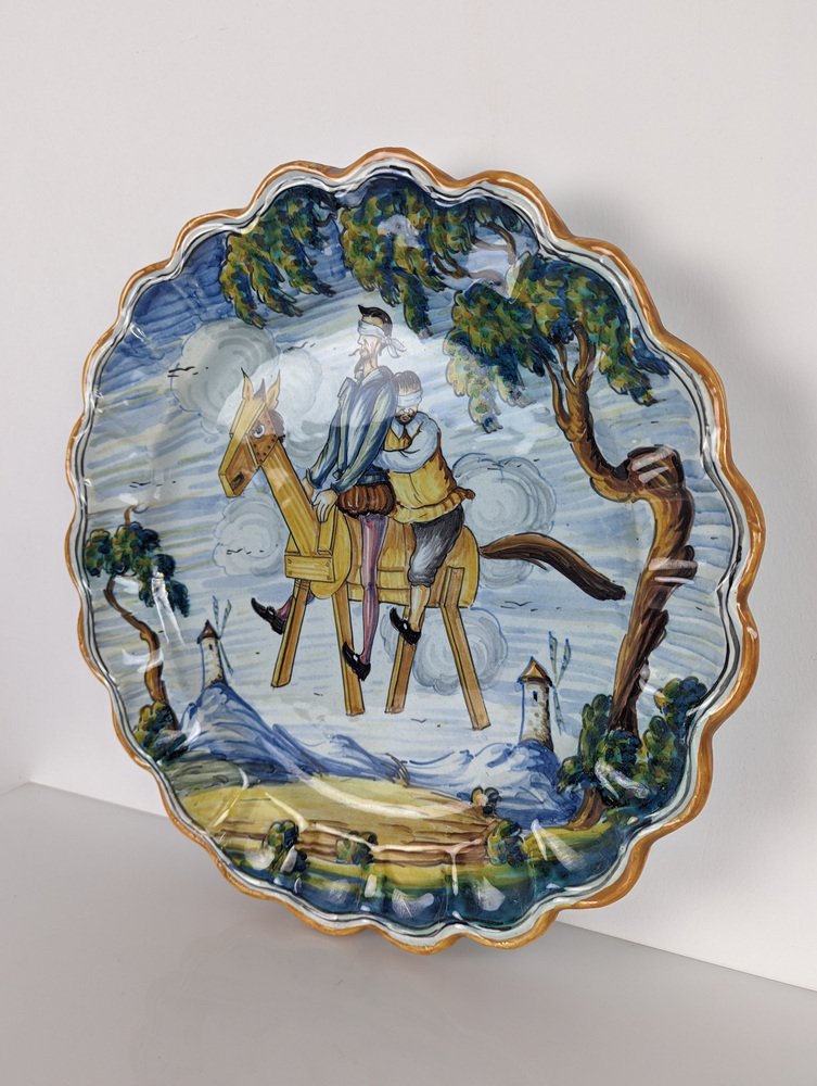 Talavera Ceramic Plate, 1950s for sale at Pamono