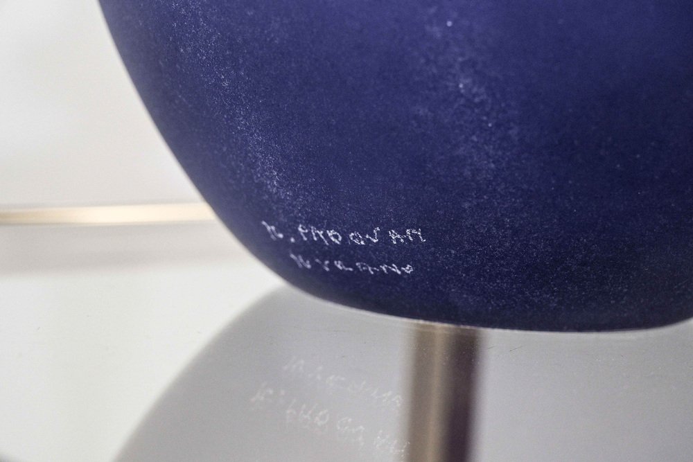 Linea Padovan Jug in Blue Murano Glass, 1970s for sale at Pamono