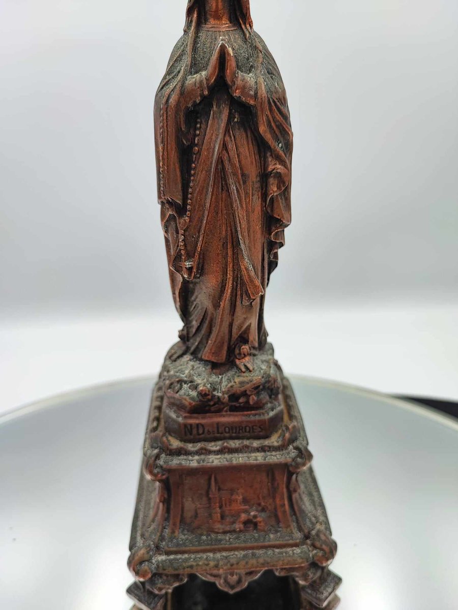 Art Deco Figurine of Our Lady of Lourdes, 1920s for sale at Pamono