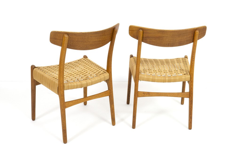 Ch23 Dining Chairs by Hans J. Wegner for Carl Hansen & Søn, Set of 4 for sale at Pamono
