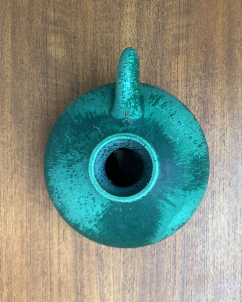 Mid-Century Minimalist Pottery Fat Lava Carafe Vase from Otto Keramik ...
