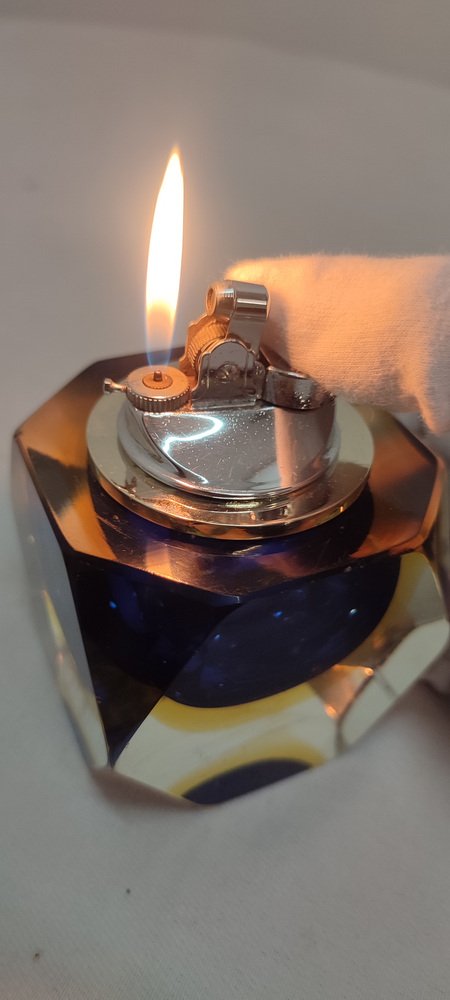 Murano Crystal Lighter, Italy, 1960s for sale at Pamono