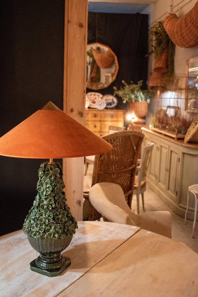 Manises Gaia Green Lamp by Can Betelgeuse Studio for sale at Pamono