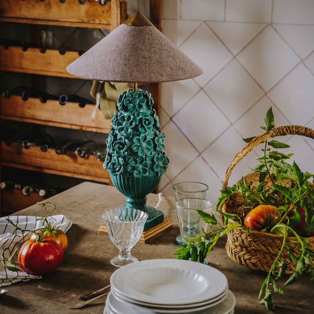 Manises Flora Lamp by Can Betelgeuse Studio for sale at Pamono