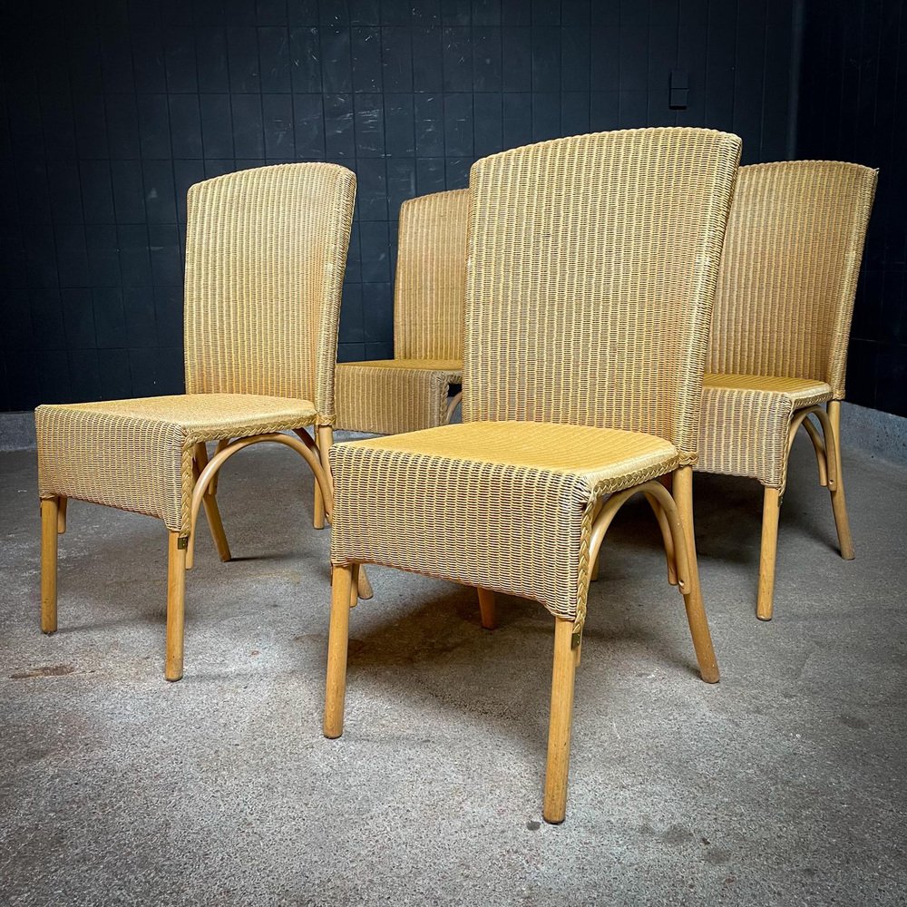 Vintage Lloyd Loom Dining Room Chair for sale at Pamono