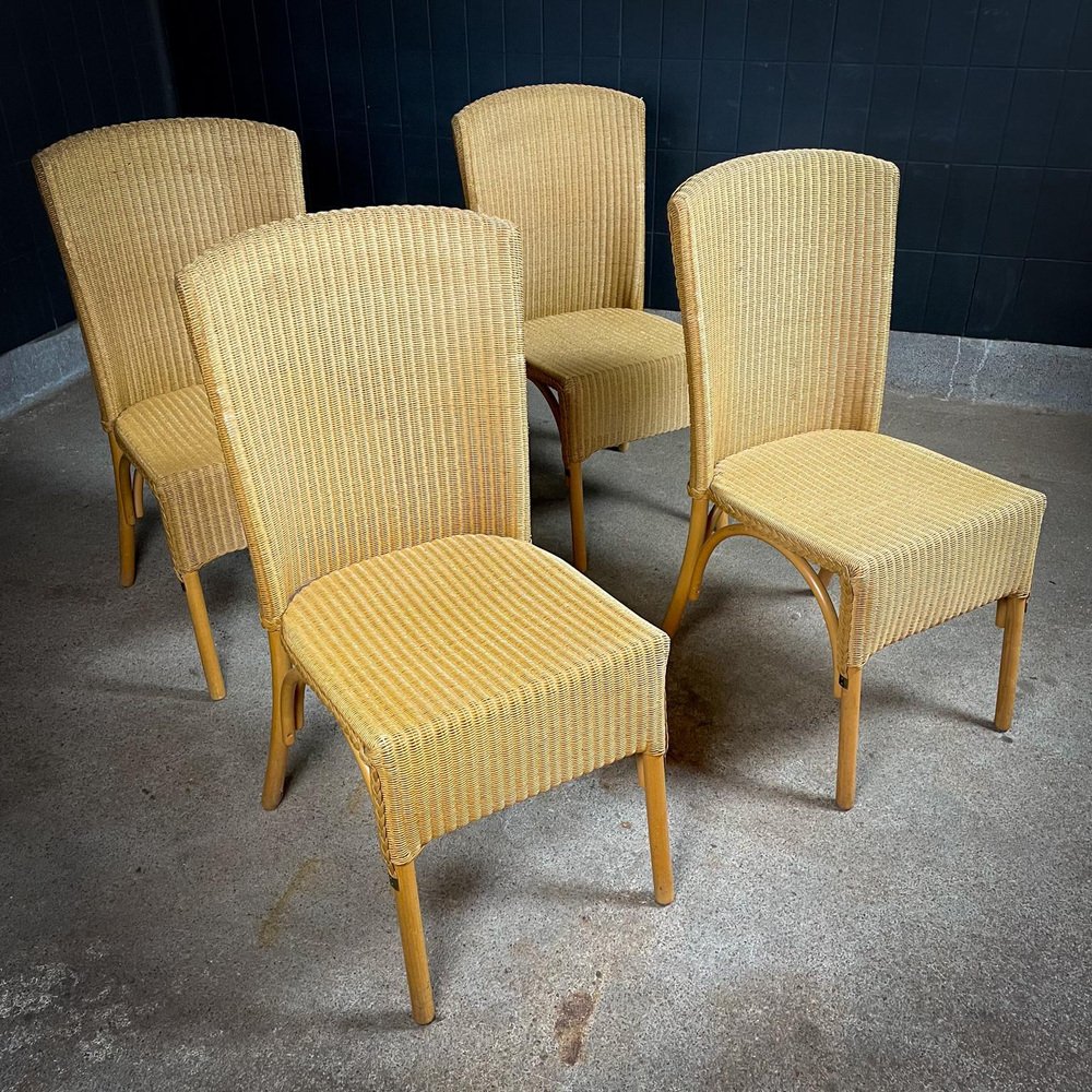 Vintage Lloyd Loom Dining Room Chair for sale at Pamono