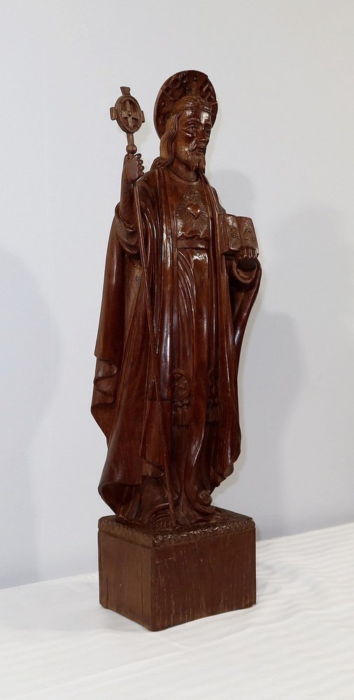 Statue of Christ, 1890s, Chestnut for sale at Pamono
