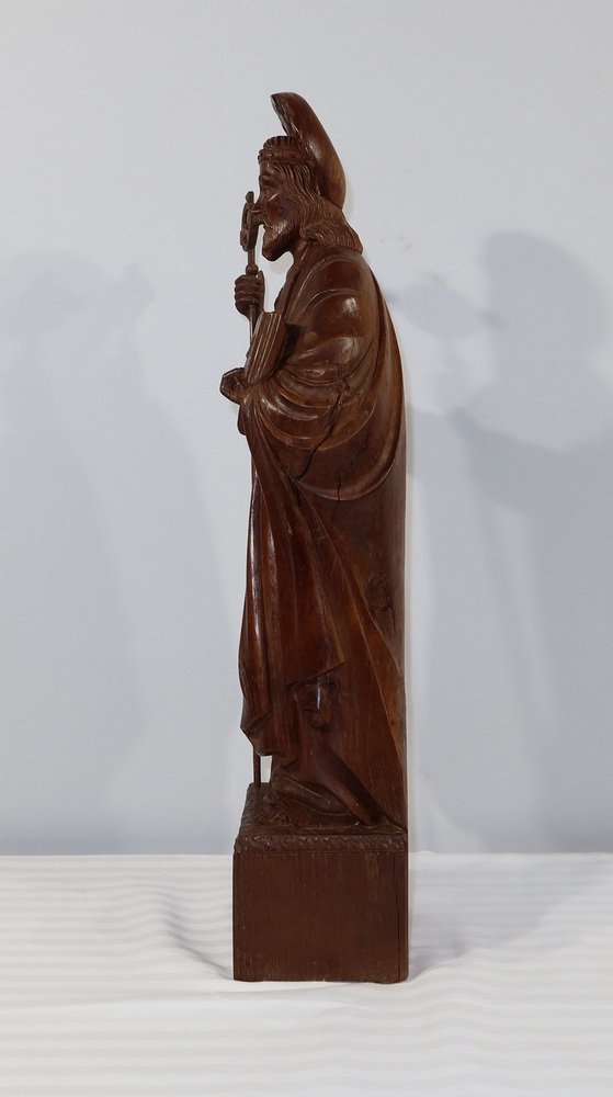 Statue of Christ, 1890s, Chestnut for sale at Pamono