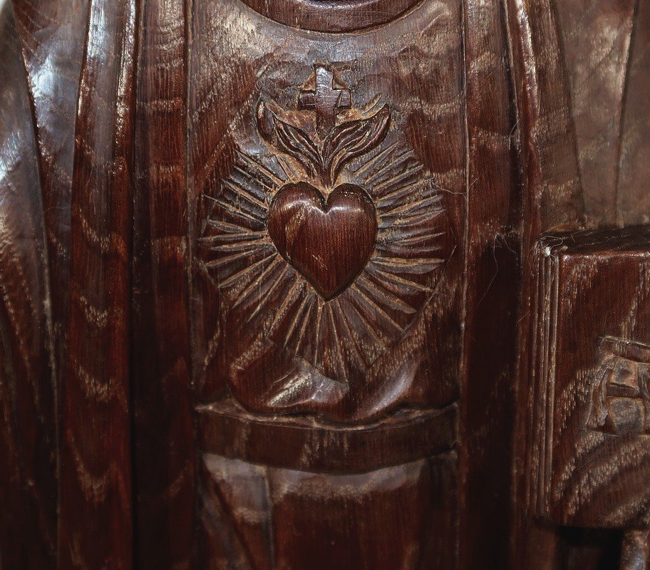 Statue of Christ, 1890s, Chestnut for sale at Pamono
