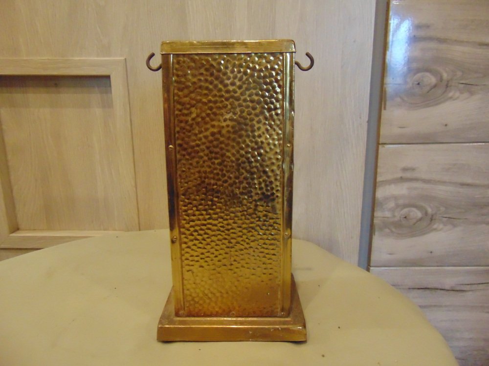 Art Deco Brass Kitchen Knife Container, 1920s for sale at Pamono