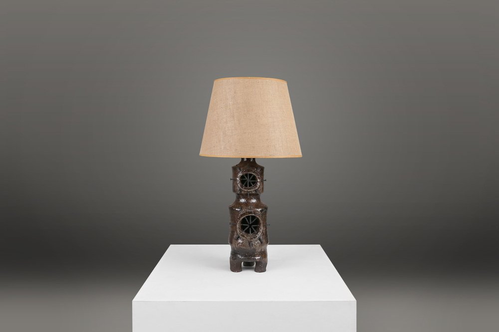 Belgian Brutalist Lamp, 1960s for sale at Pamono