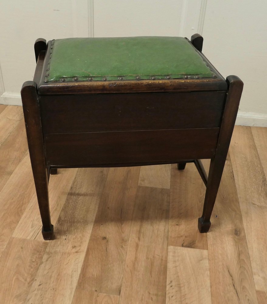 Oak Sewing Box Table with Drawer, 1930s for sale at Pamono