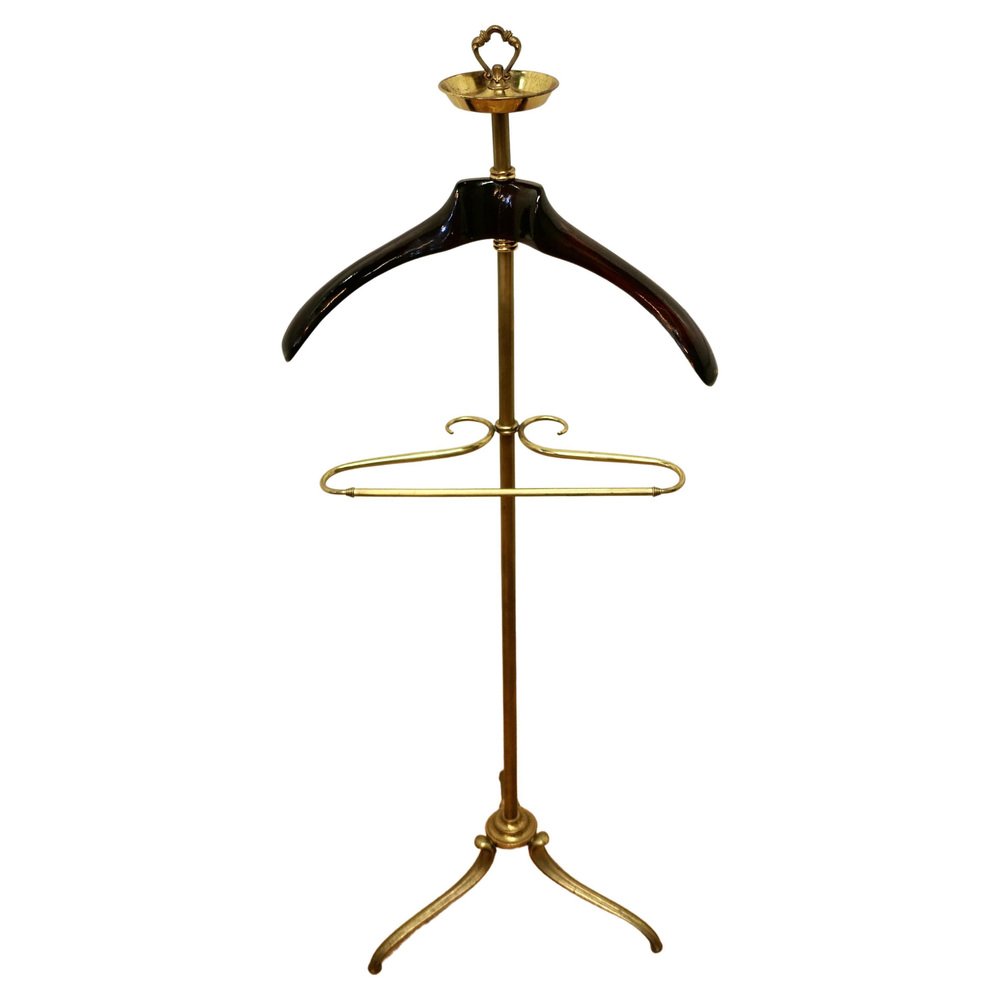 French Art Deco Dumb Valet in Brass, 1950 for sale at Pamono