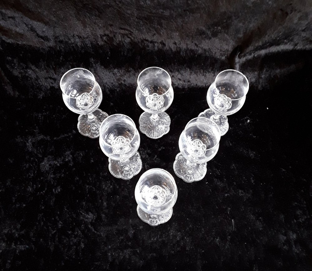 Vintage German Aperitif Glasses from Rosenthal, 1980s, Set of 6 for ...