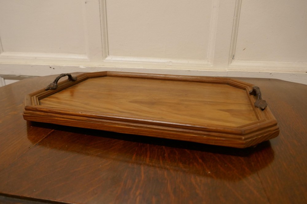 Pitch Pine Country Tray, 1890s for sale at Pamono