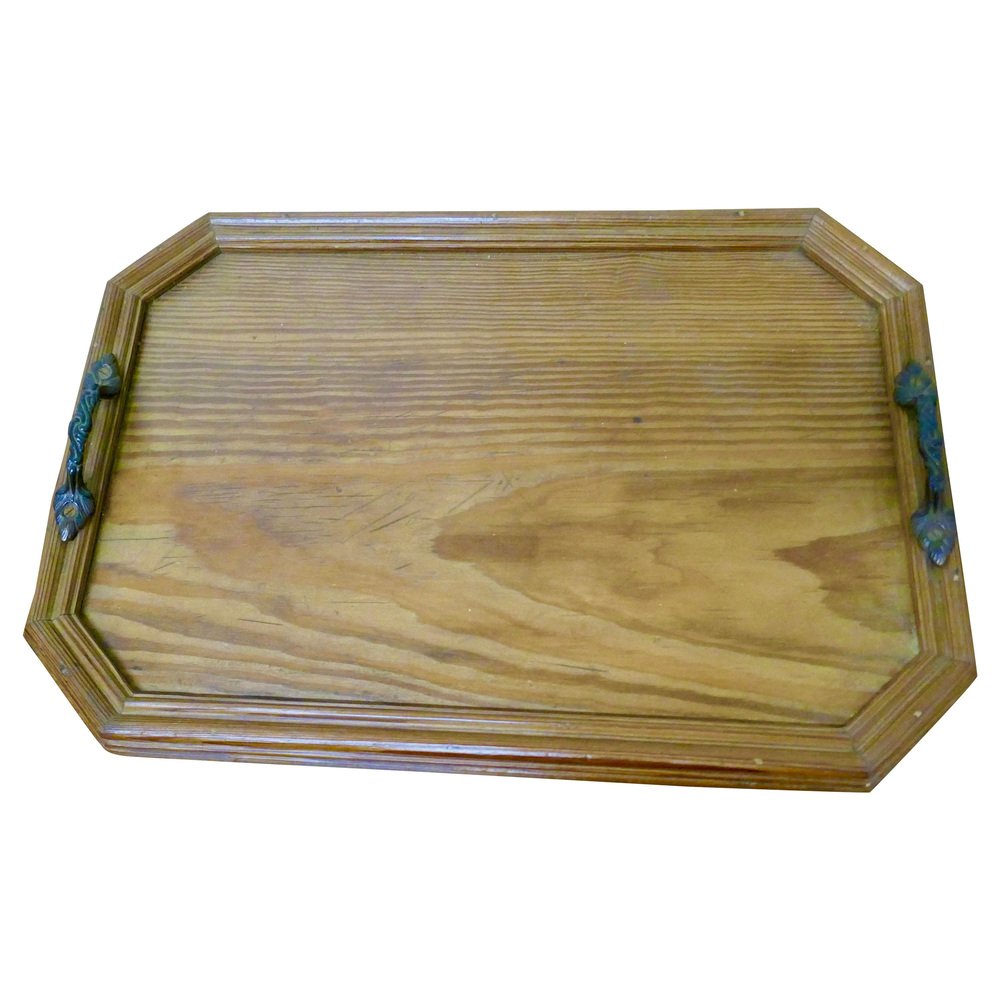 Pitch Pine Country Tray, 1890s for sale at Pamono