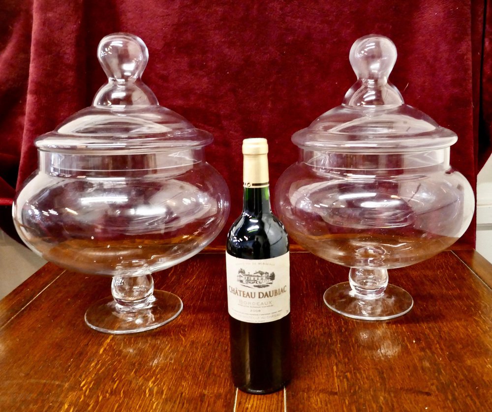Large Storage Jars Shop Display, 1960s, Set of 2 for sale at Pamono