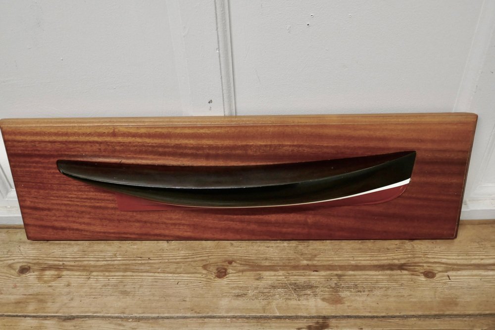 Mounted Half Block Boat, 1960s for sale at Pamono