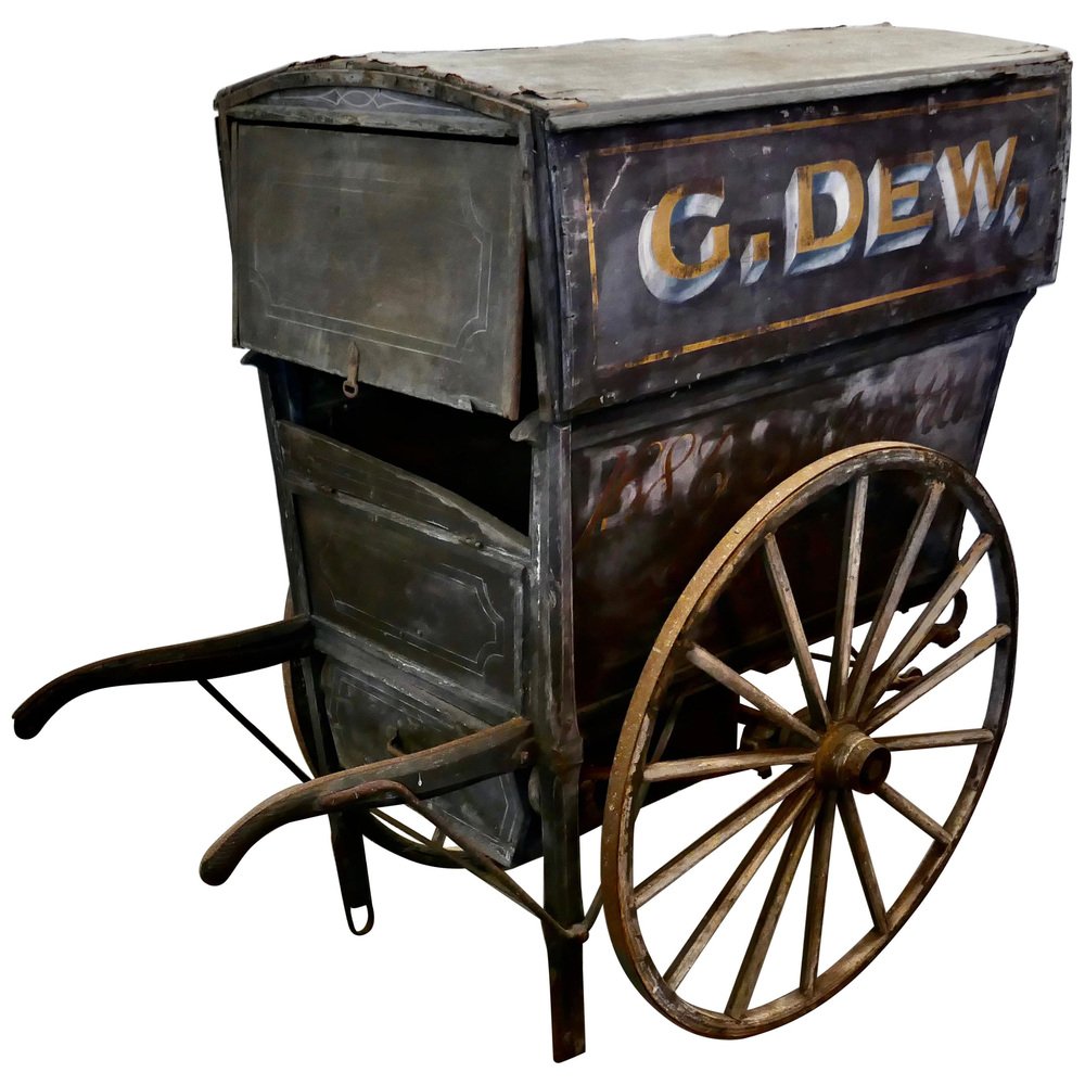 19th Century Grocery and Post Office Delivery Hand Cart, 1880s for sale ...