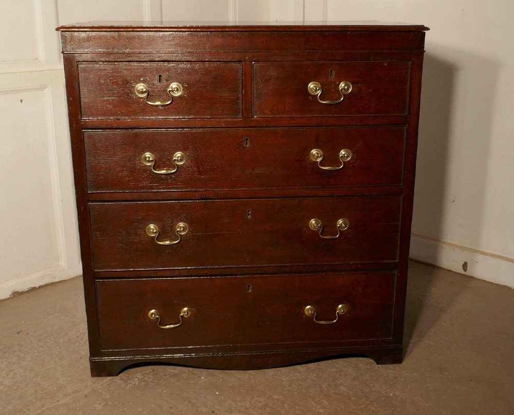 Antique Oak Chest of Drawers, 1750 for sale at Pamono