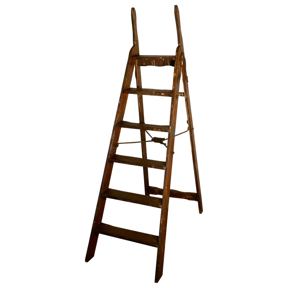 Paint Splattered Simplex Safety Step Ladder, 1900s for sale at Pamono