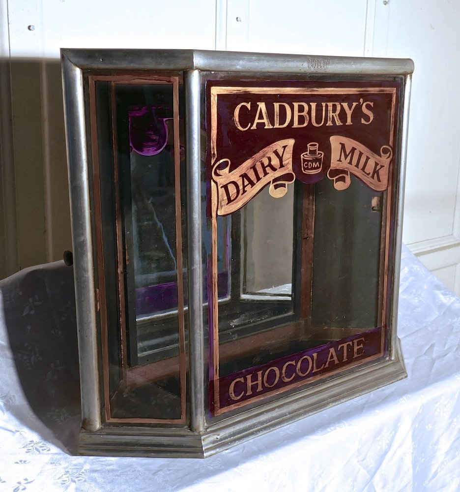 Art Deco Cadburys Sweet Shop Display Cabinet, 1920s for sale at Pamono