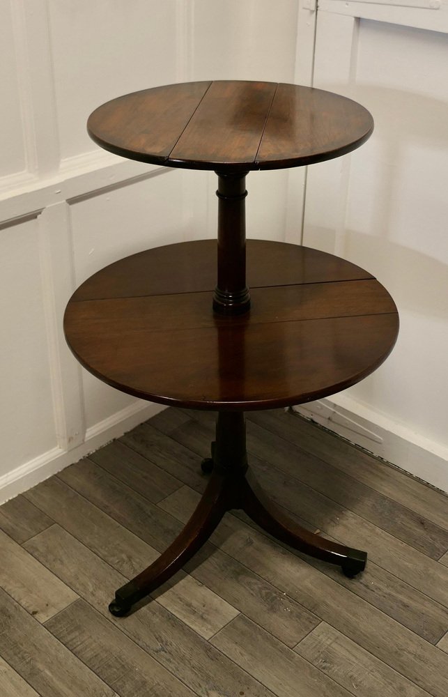 Victorian Walnut Gueridon Cake Stand, 1890s for sale at Pamono