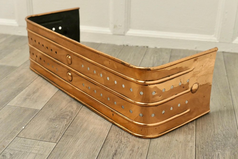 Victorian Art and Crafts Copper Fender, 1880s for sale at Pamono