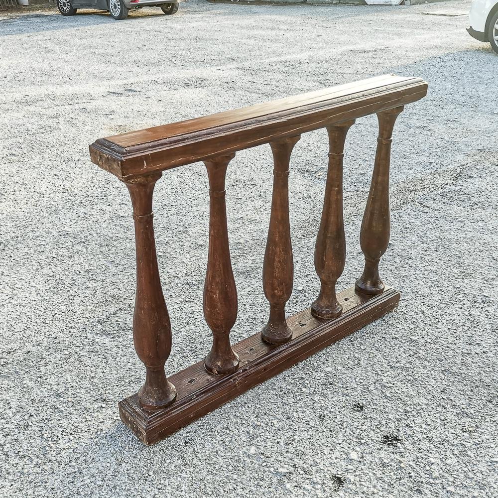 Solid Wood Parapet Column or Balustrade, Italy, Early 1900s for sale at ...