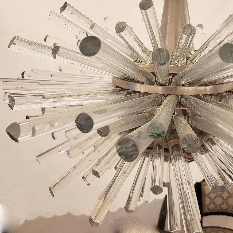 Large Mid-Century Austrian Crystal Glass Miracle 3317 Chandelier ...