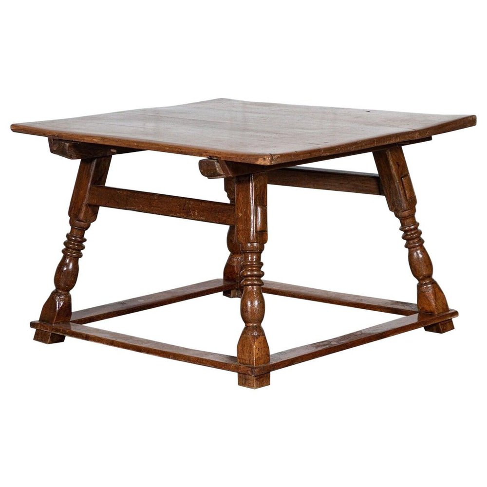 18th Century English Vernacular Oak Work Table, 1780s for sale at Pamono