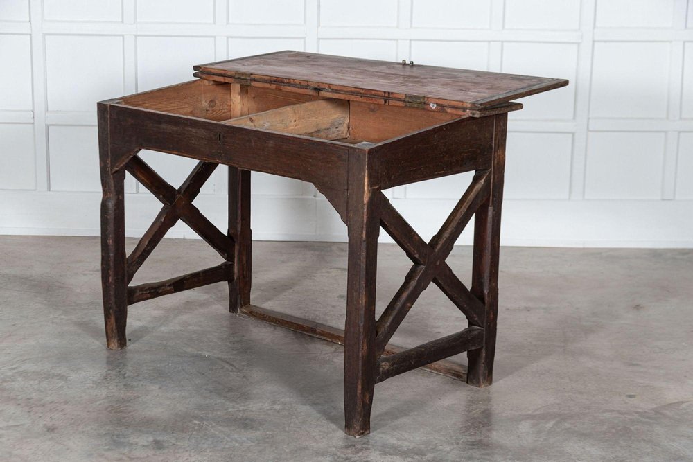 19th Century English Pine Clerks Desk, 1870s for sale at Pamono