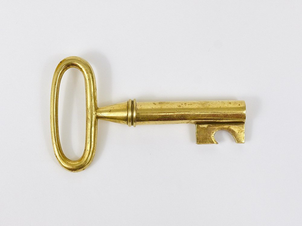Large Austrian Brass Key Cork Screw by Carl Auböck, 1950s for sale at ...