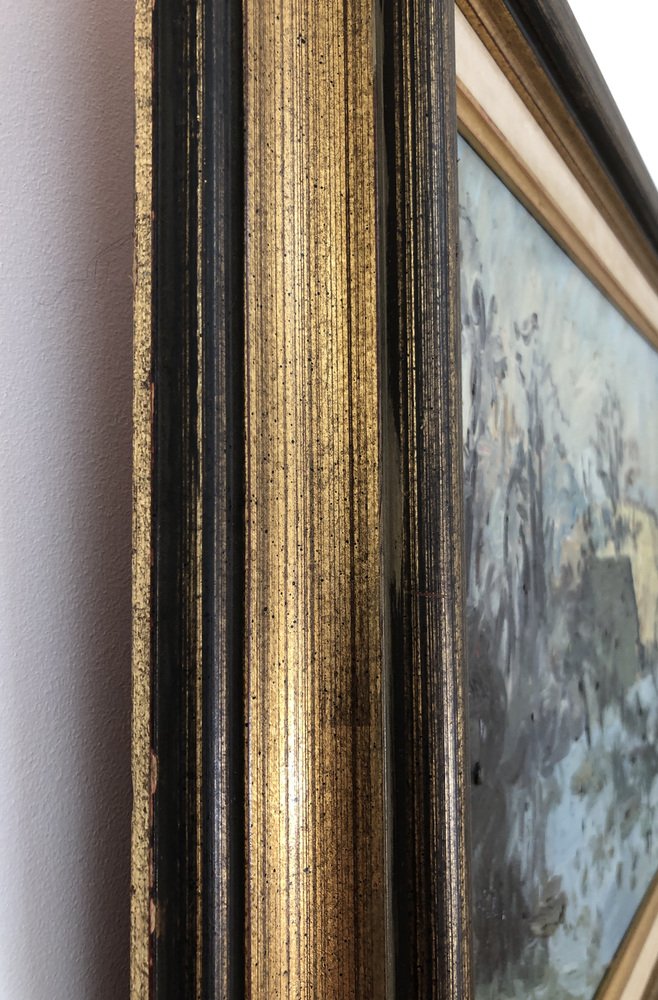 Paul Mathey, Paysage, Oil on Wood, 1960s, Framed for sale at Pamono