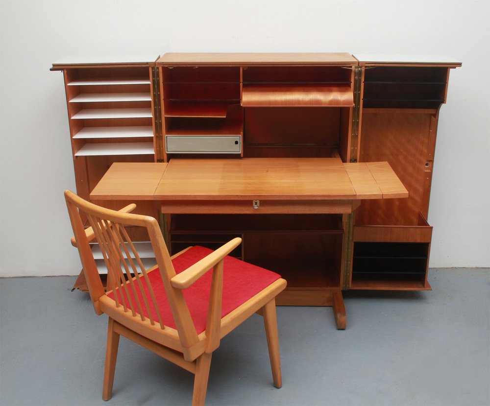 Magic Box Cabinet with Office from Mummenthaler and Meier, 1955 for ...
