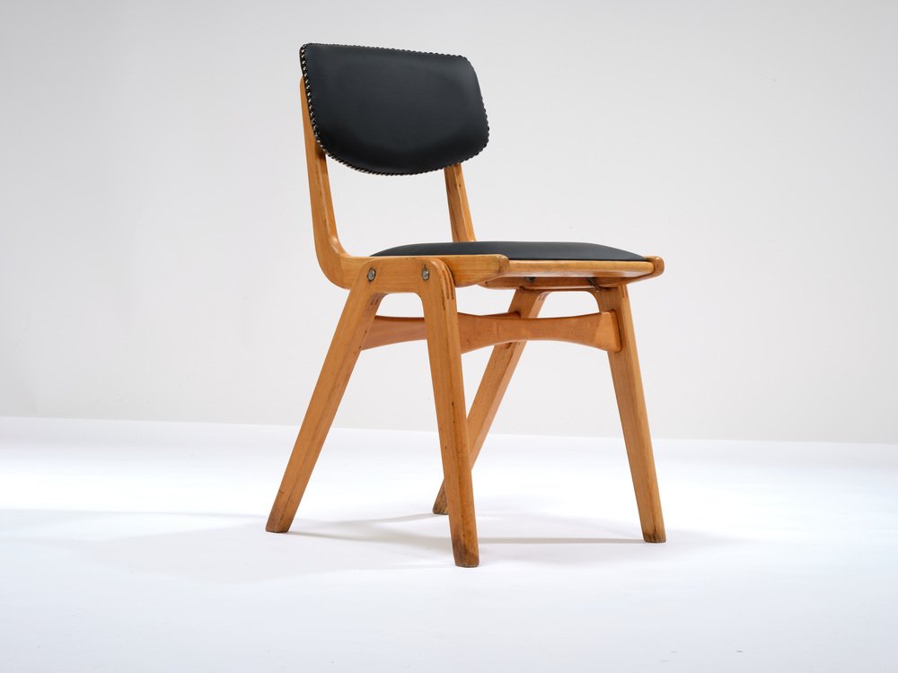 Vintage Stackable Beech Dining Chair from Ben Chairs, 1960s for sale at ...